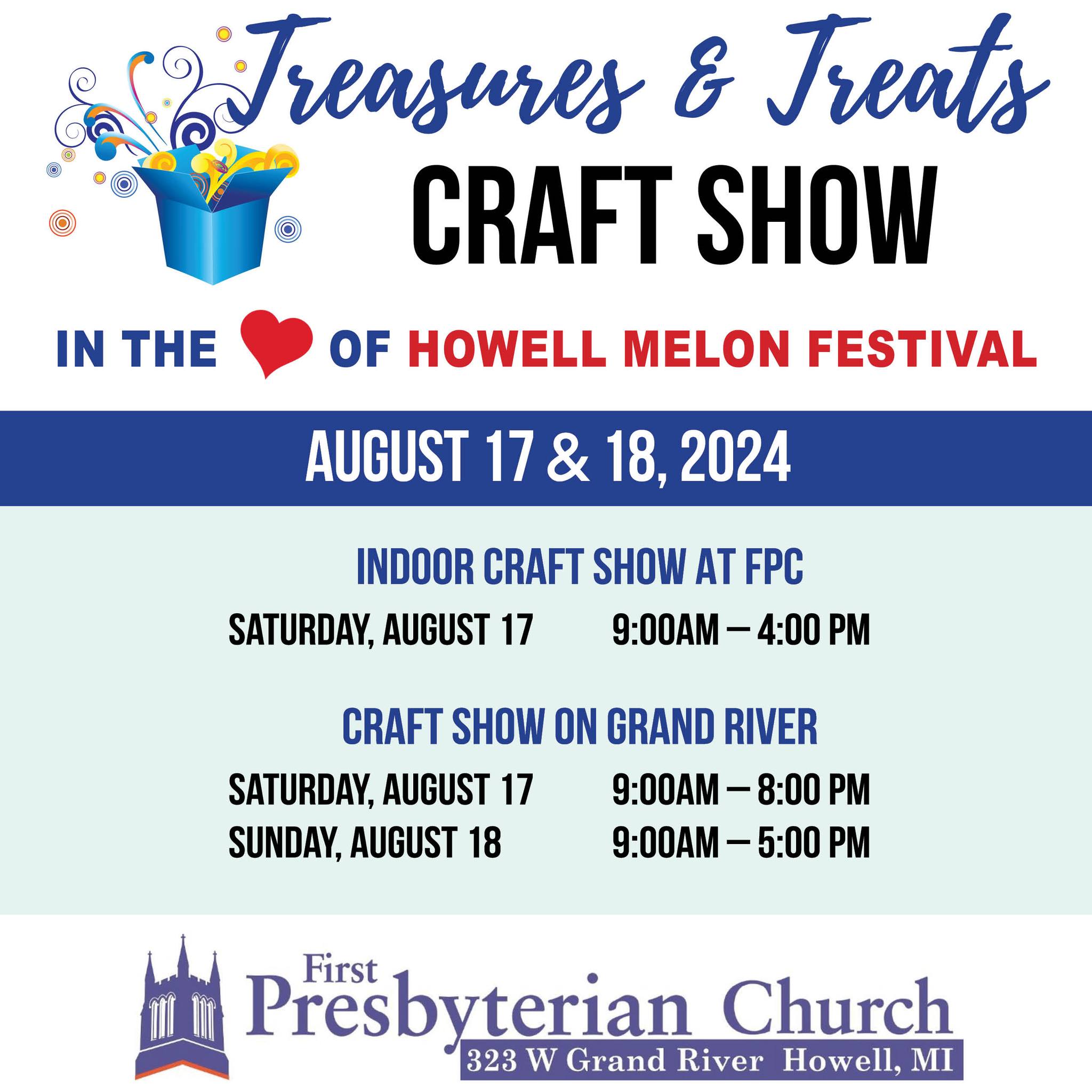 Treasures & Treats Craft Show - Howell Main Street