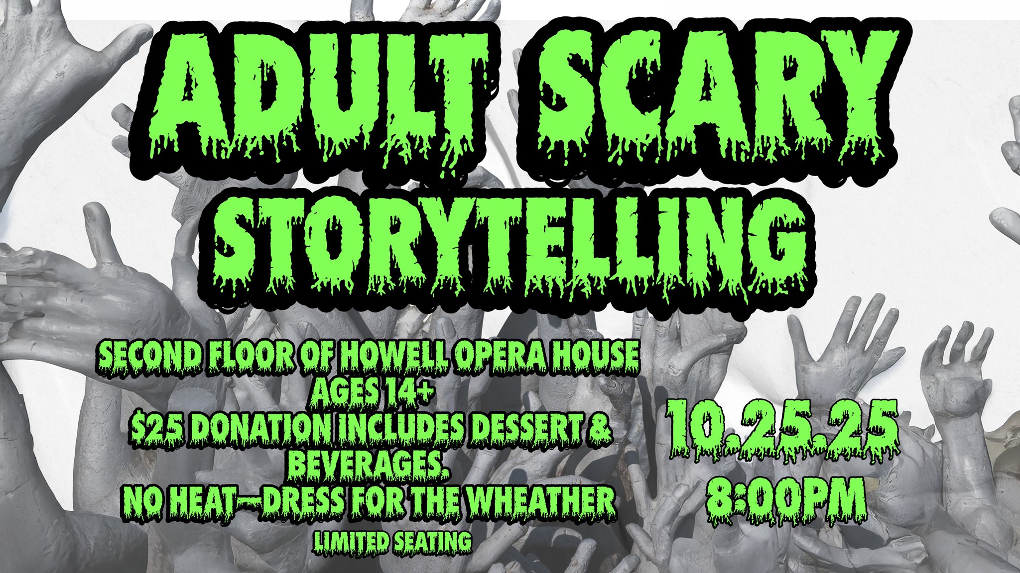 Adult Scary Storytelling - Howell Main Street